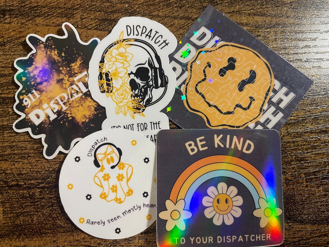 911 Dispatcher Sticker Set, 911, First Responder, Gifts for Dispatch ...