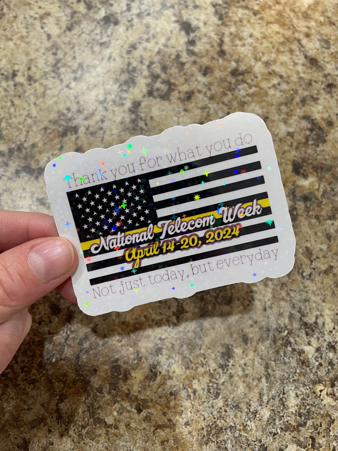 National Telecommunicator Week Sticker, Dispatch Stickers, Telecom Gift ...