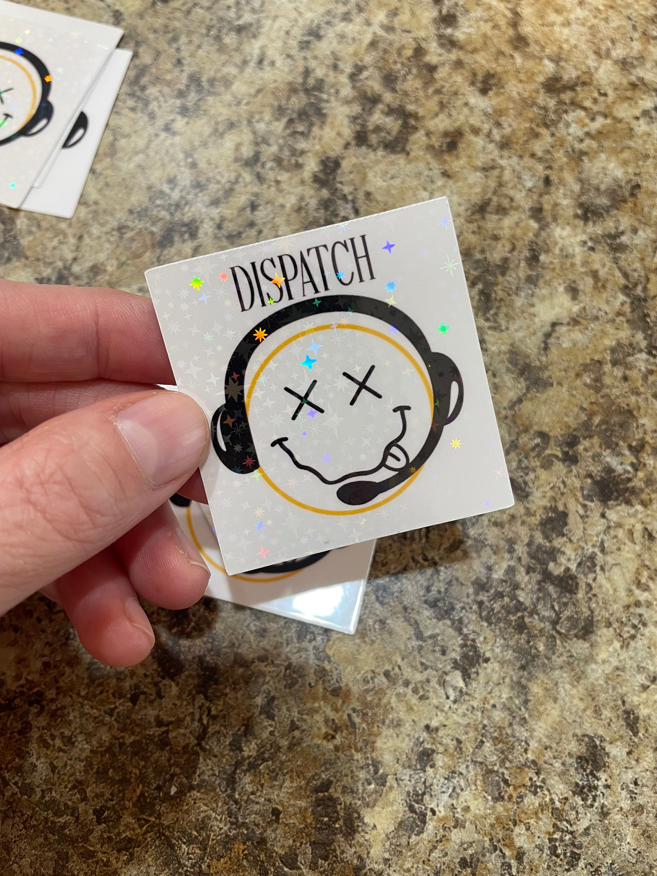 Nirvana Dispatch Themed Sticker, Funny Smiley Face Sticker, Gifts for ...