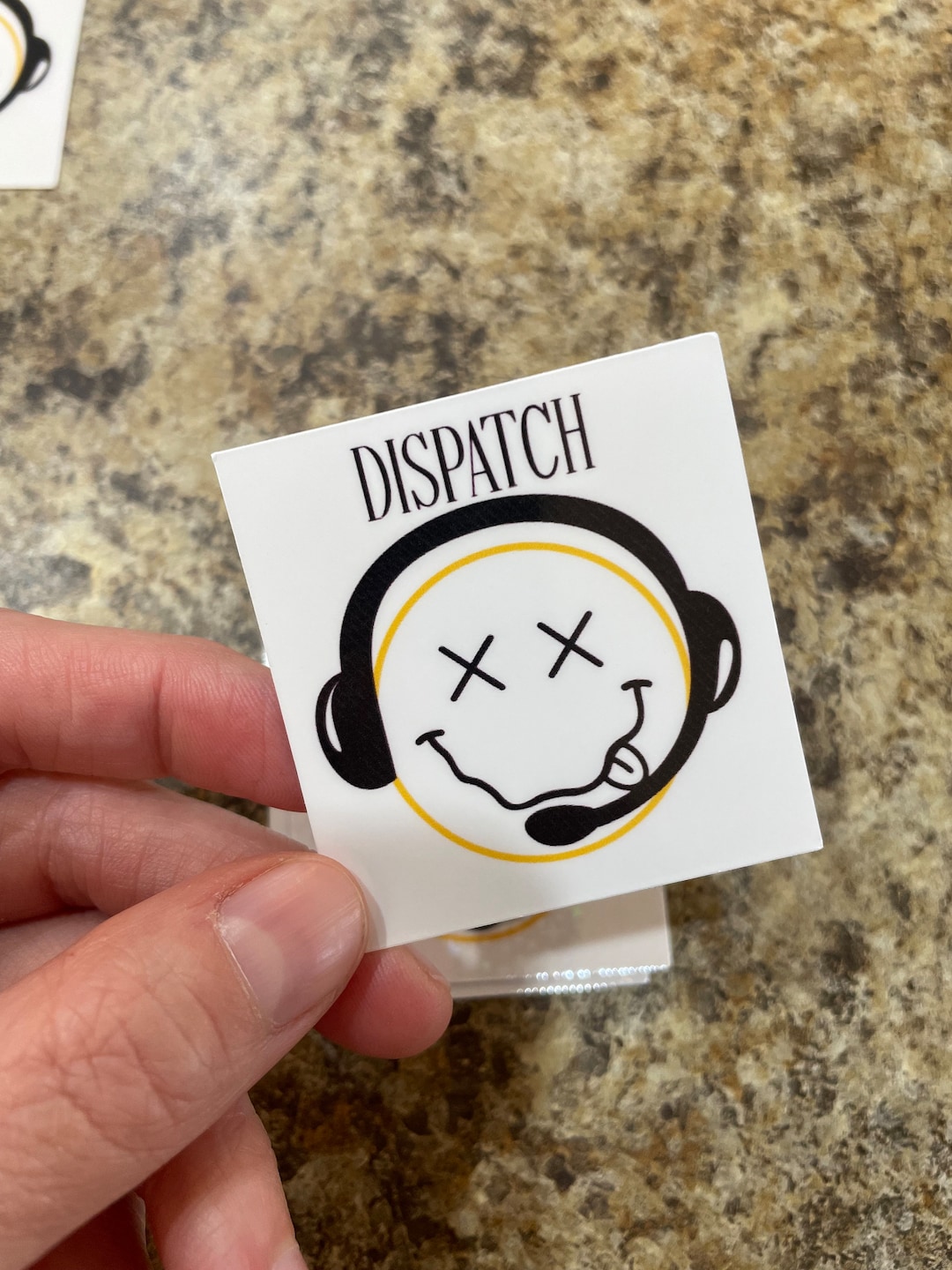 Nirvana Dispatch Themed Sticker, Funny Smiley Face Sticker, Gifts for ...