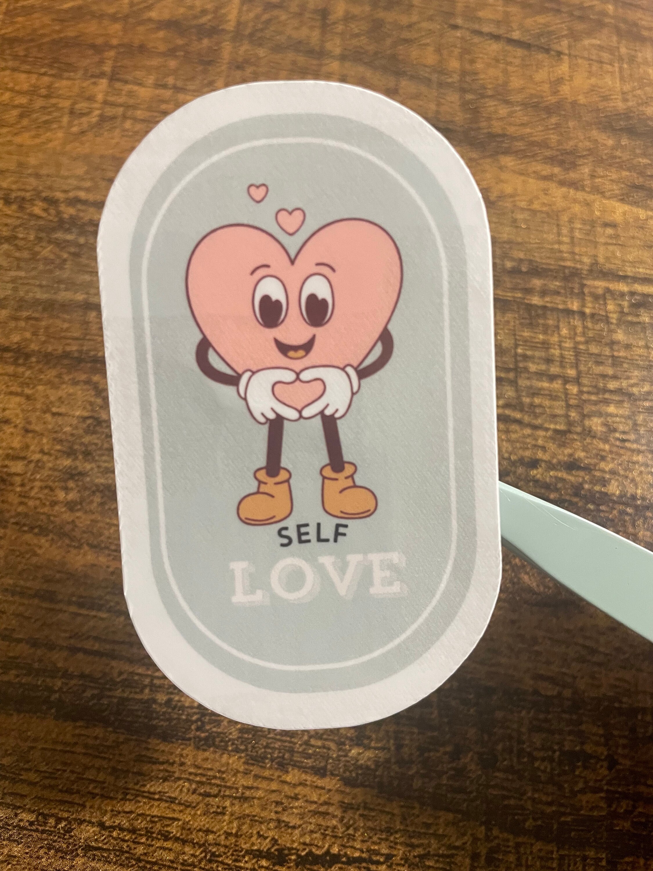 Self Love Mental Health Holographic Sticker - Etsy