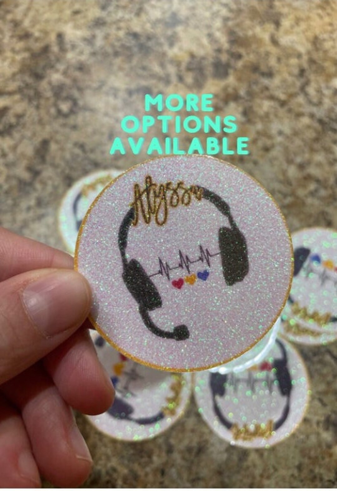 Personalized Dispatch Headset Sticker, 911 Dispatch, Funny Caffeine ...