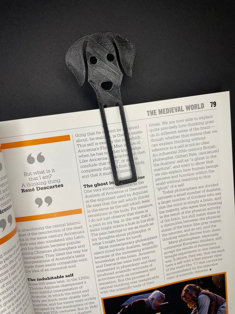 Cute Doggy Bookmark | 3D Printed | Dog Bookmark | Dog Lover | Stocking Stuffer | Book ...