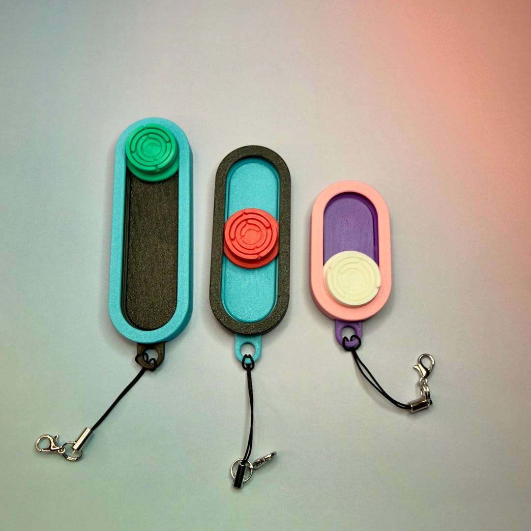 Customizable Magnetic Fidget Slider | Clicky Fidget Toy | Custom ...