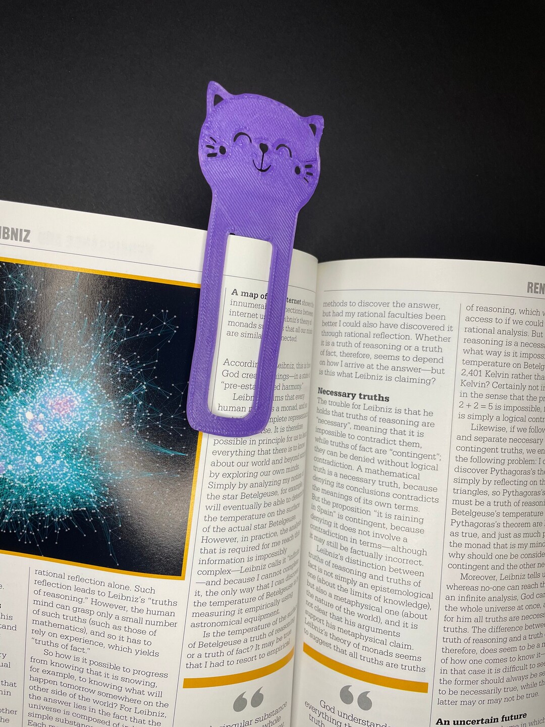 Cute Kitty Bookmark | 3D Printed | Cat Bookmark | Cat Lover | Stocking ...