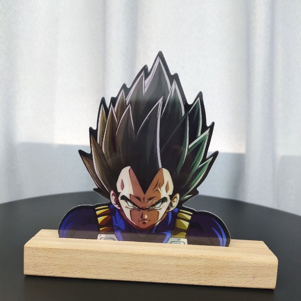 3D Anime Motion Sticker Dragon Ball Super Saiyan Goku Vegeta Waterproof ...