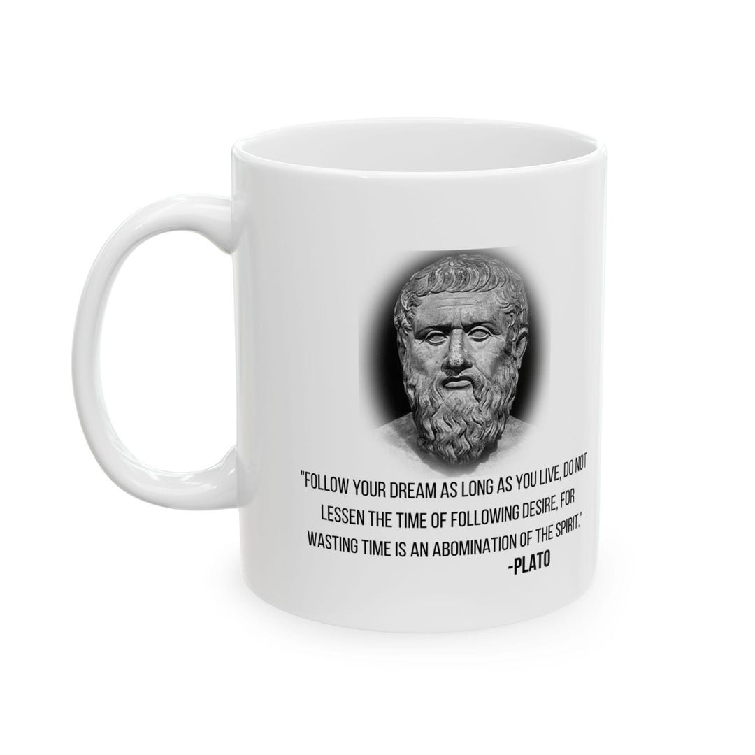 Plato Quote Coffee Mug - Greek Philosopher Gift - Etsy