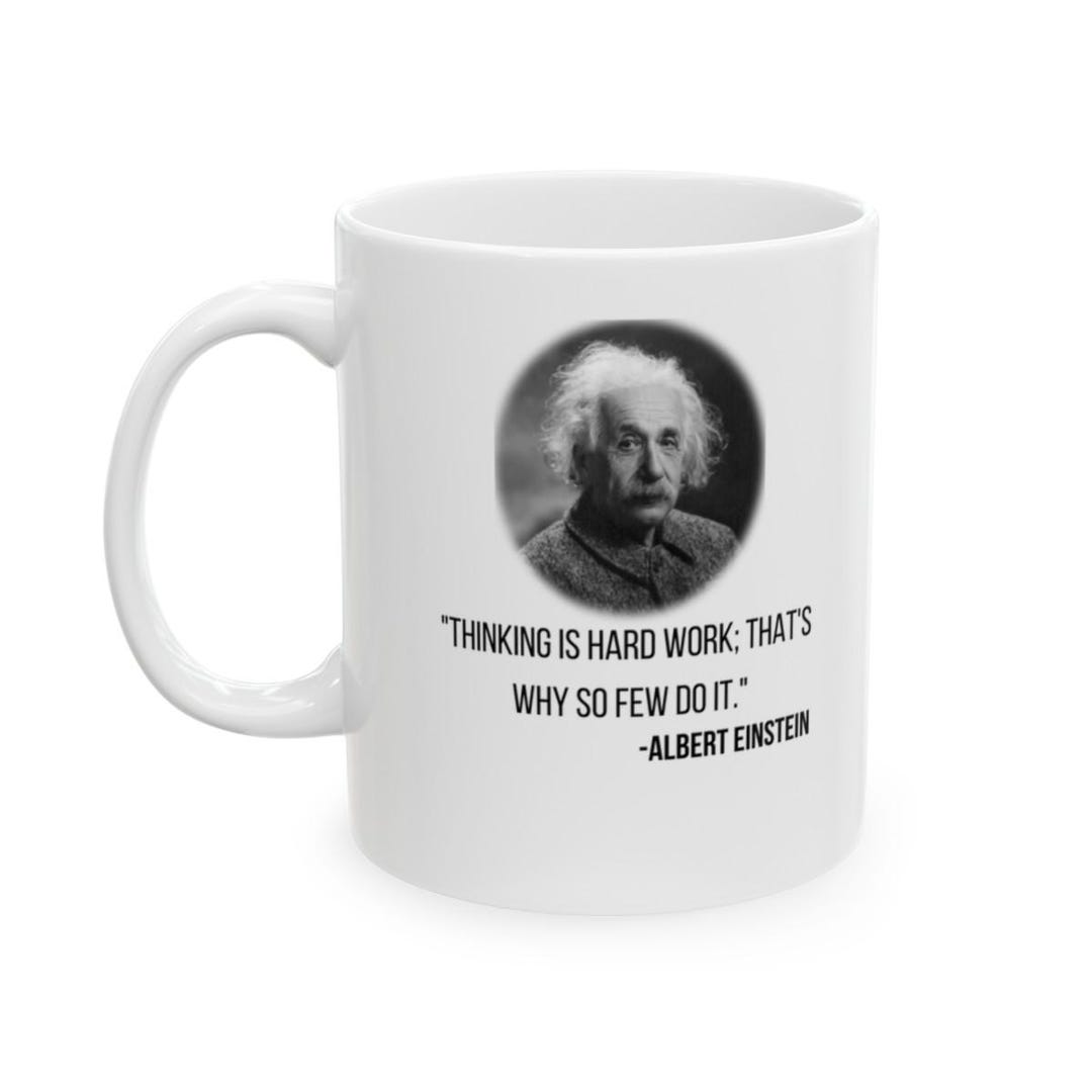 Scientific Albert Einstein Quote Mug Black Coffee Mug Inspirational ...