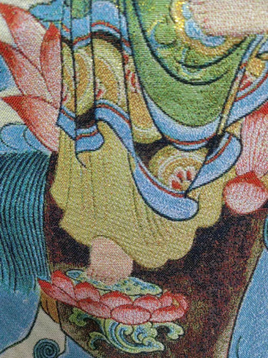 Quan Yin Thangka, Manjusri Bodhisattva Wall Hanging Decor, Thangka ...