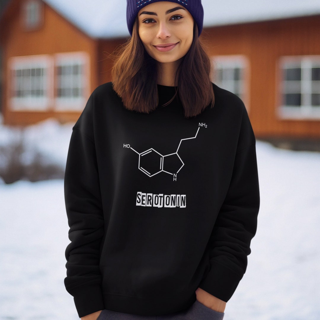 Serotonin Mom Symbol Serotonin Woman Sweatshirt Mom Power Life in Woman ...