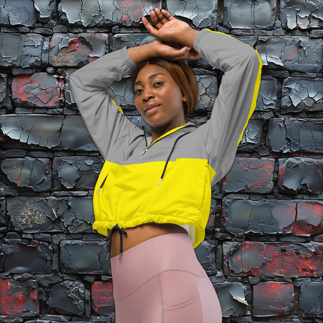 Cropped Puffer Jacket 80s 90s Style Geometry Streetwear Woman Day Gift ...