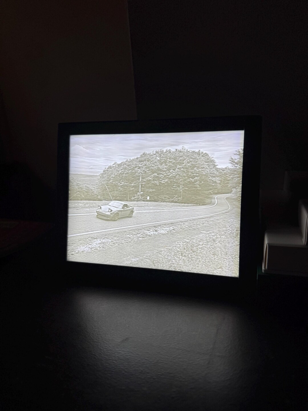 Custom Photo LED Lightbox, Your Own Custom Image Light, Monochrome/color Lithophane Led Light ...