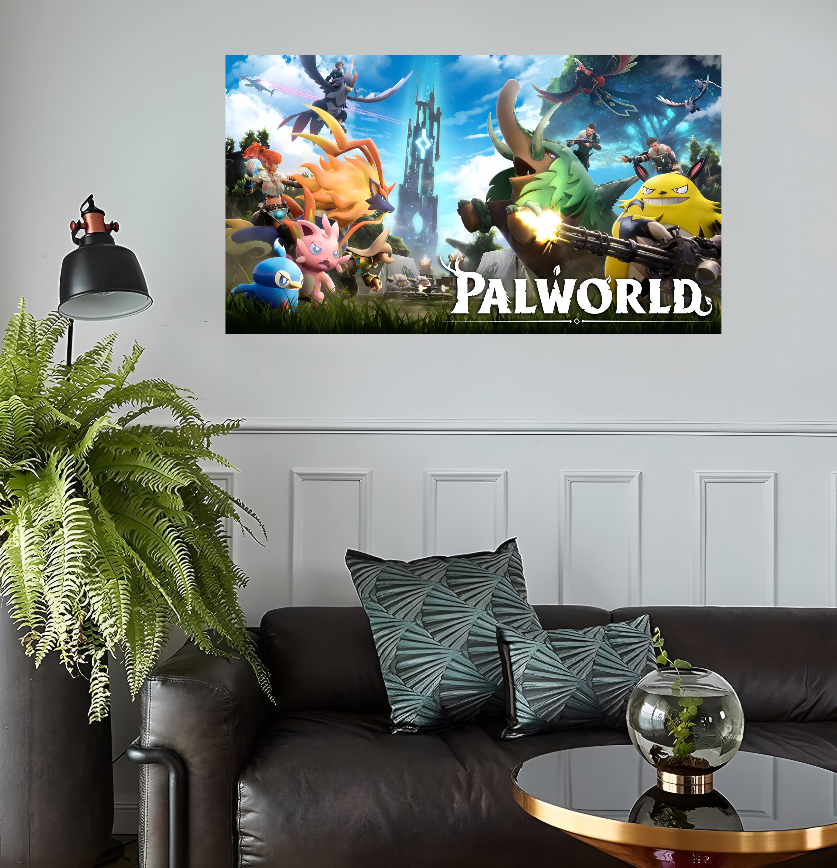 Palworld Poster Video Game Poster Survival Game Grizzbolt Poster - Etsy