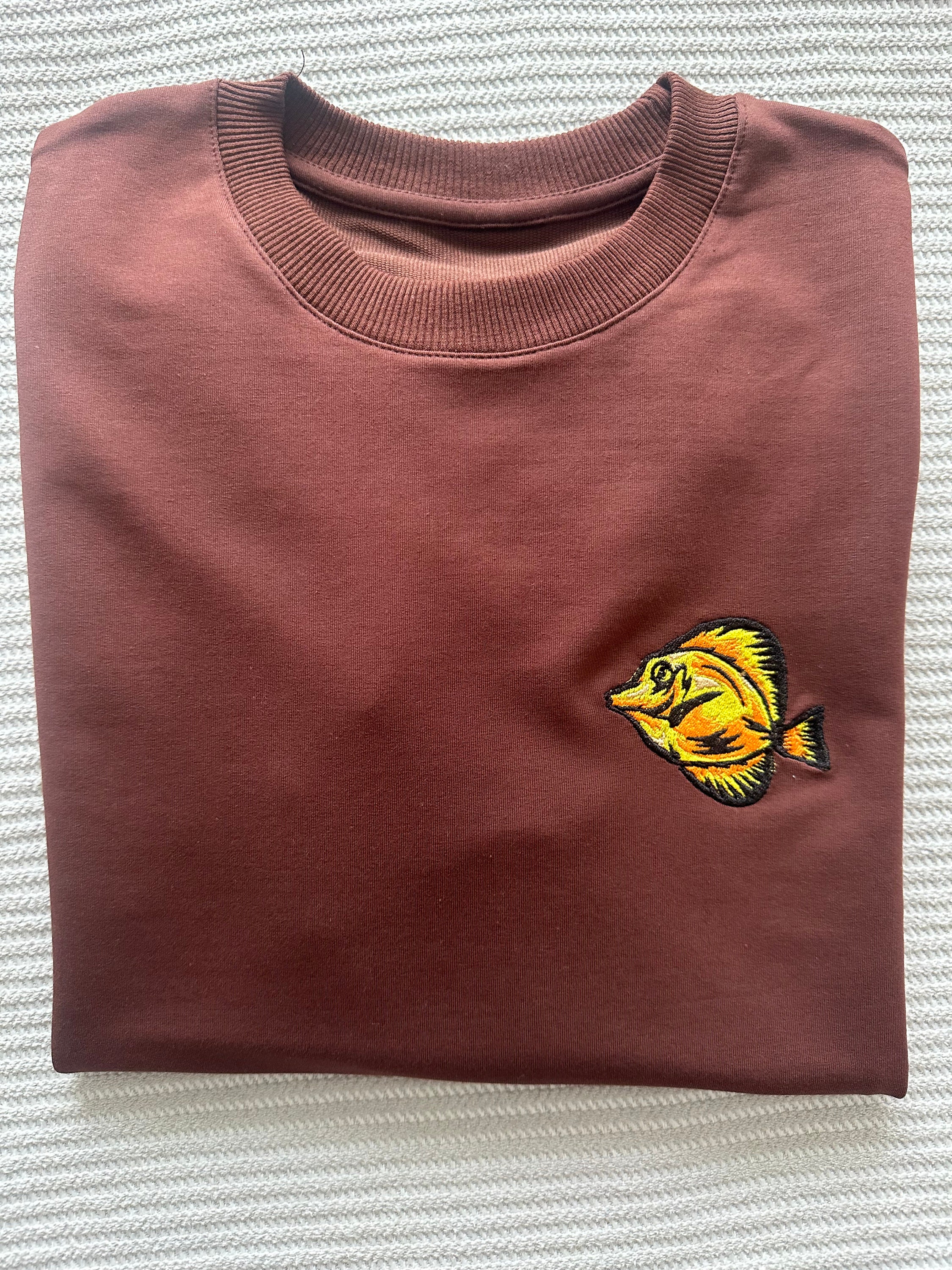 Custom Embroidery Tshirt | Embroidery Fish T-shirt | Mother’s Day Gift ...