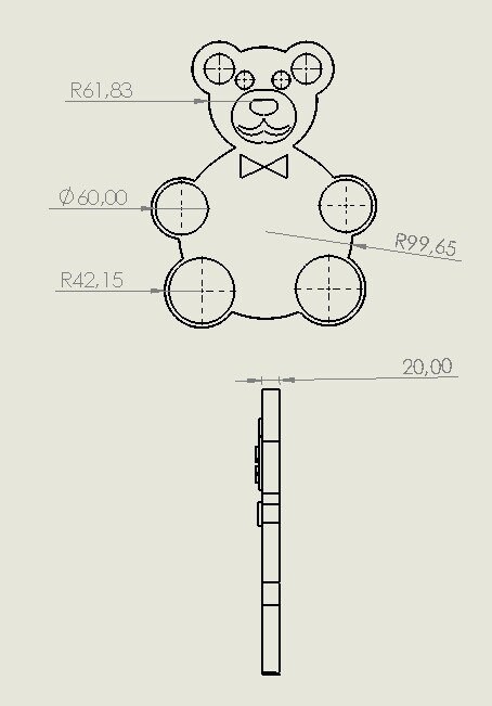 Wood CNC File, 3D STL Files, , Digital Cnc File, Wood Stl File, , Bear ...