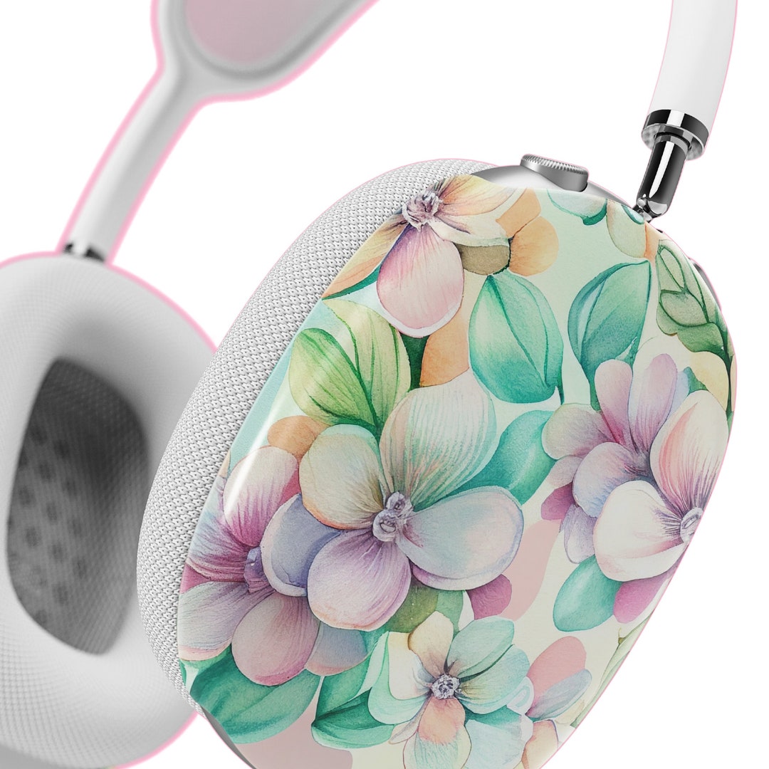 Pastel Floral Airpods Max Case for Headphone Protection - Stylish Snap ...