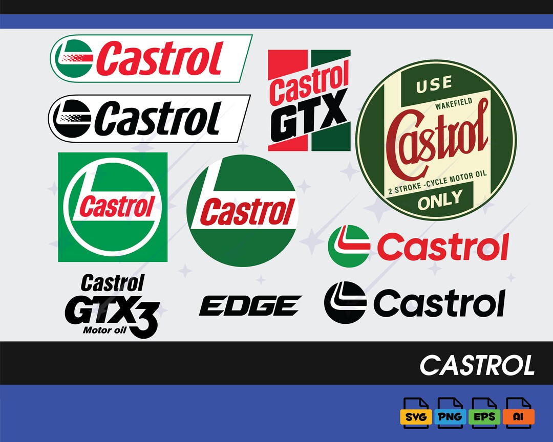 Castrol PNG and SVG Files Ready to Use for Cricut and Canva Instant ...