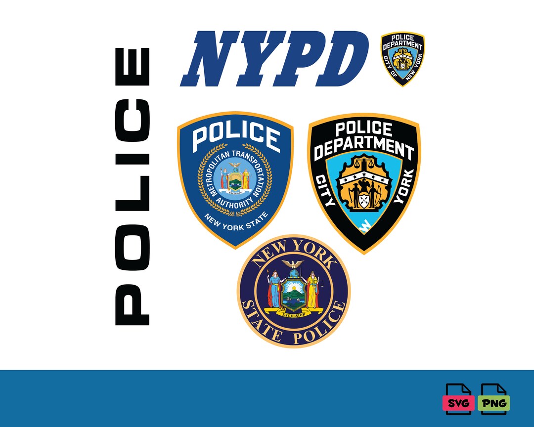 NYPD PNG and SVG Files Tire Tracks Ready to Use for Cricut Instant ...