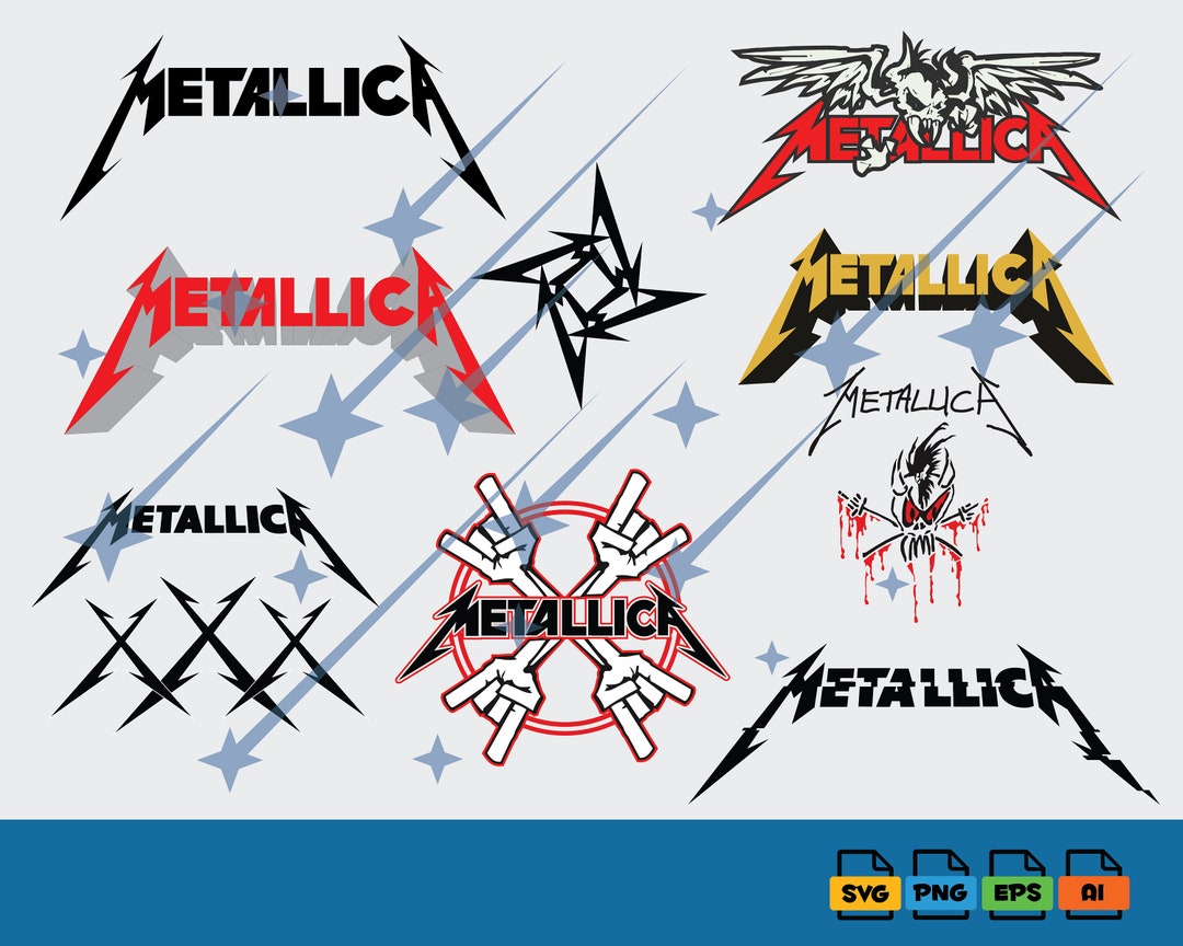 Metallica PNG and SVG Files Tire Tracks Ready to Use for Cricut Instant ...