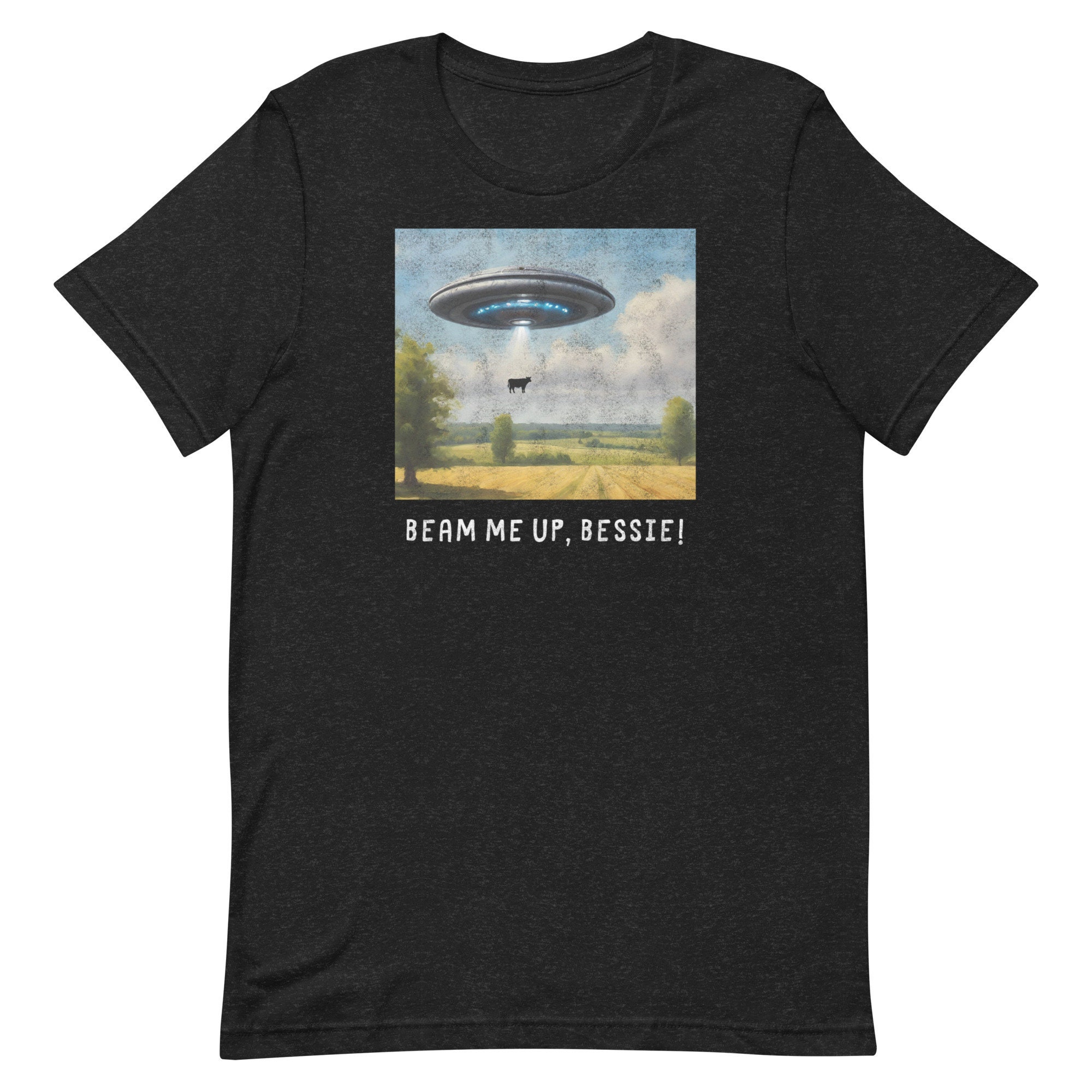 Beam Me up Bessie T-shirt, UFO T-shirt, Tractor Beam Cow Tee - Etsy
