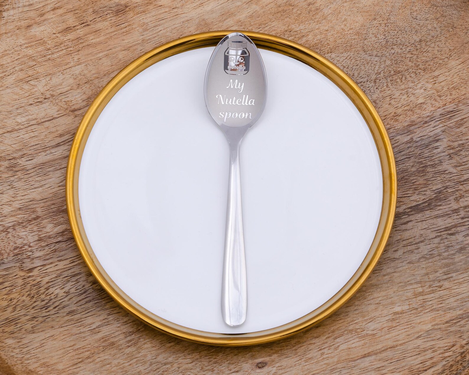 Nutella Lover Father Spoon Nutella Spoon Personalized Nut Butter Gift ...