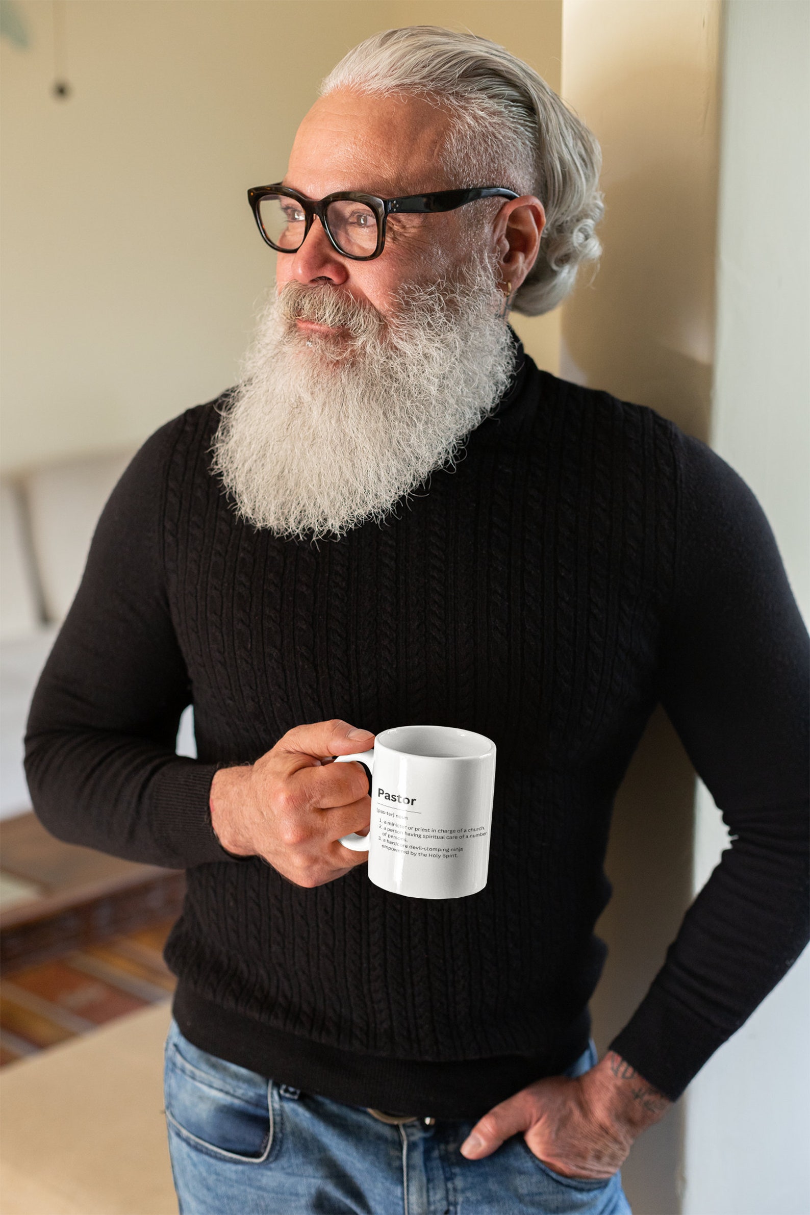 Divinely Defined Pastor Mug: Sip & Smile With a Custom Photo! Gifts ...