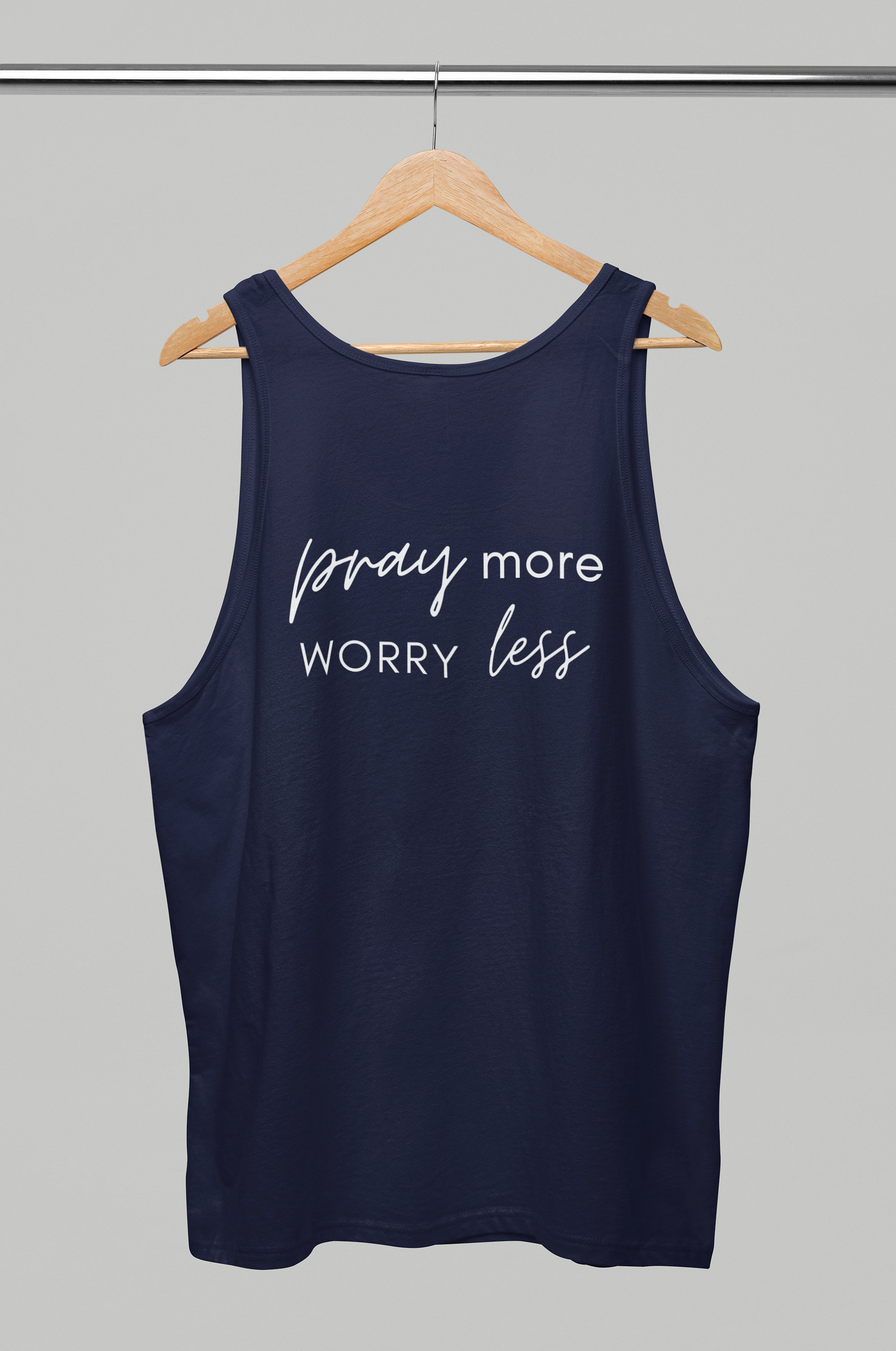 Pray More Worry Less Tank Top, Faith-inspired Sleeveless Shirt for ...