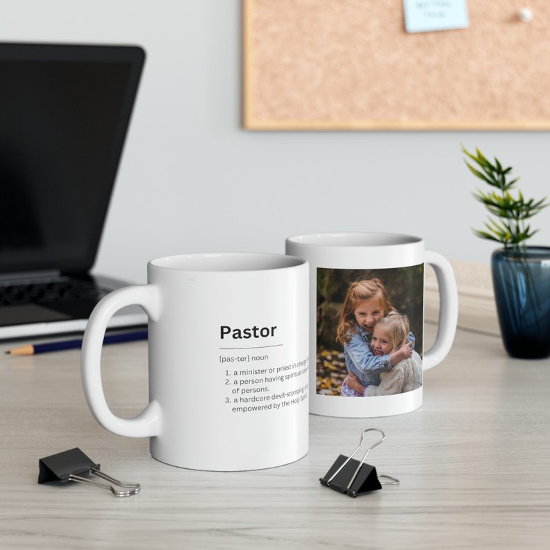 Divinely Defined Pastor Mug: Sip & Smile With a Custom Photo! Gifts ...