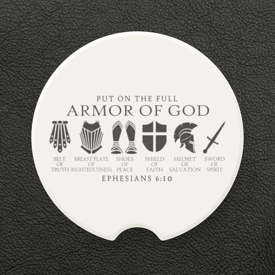 Divine Armor of God Soapstone Car Coaster: Absorbent and Spiritual, Buy ...