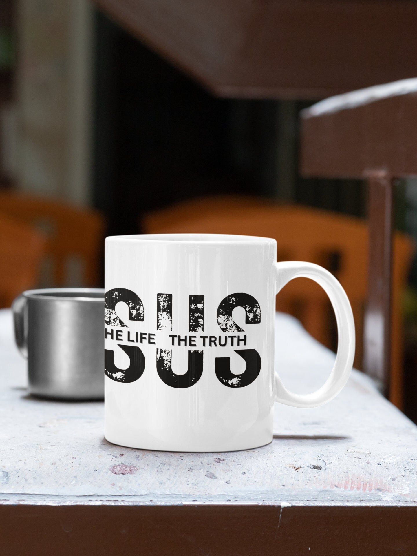 Inspirational Jesus Mug the Way, the Life, the Truth, Custom Printed ...