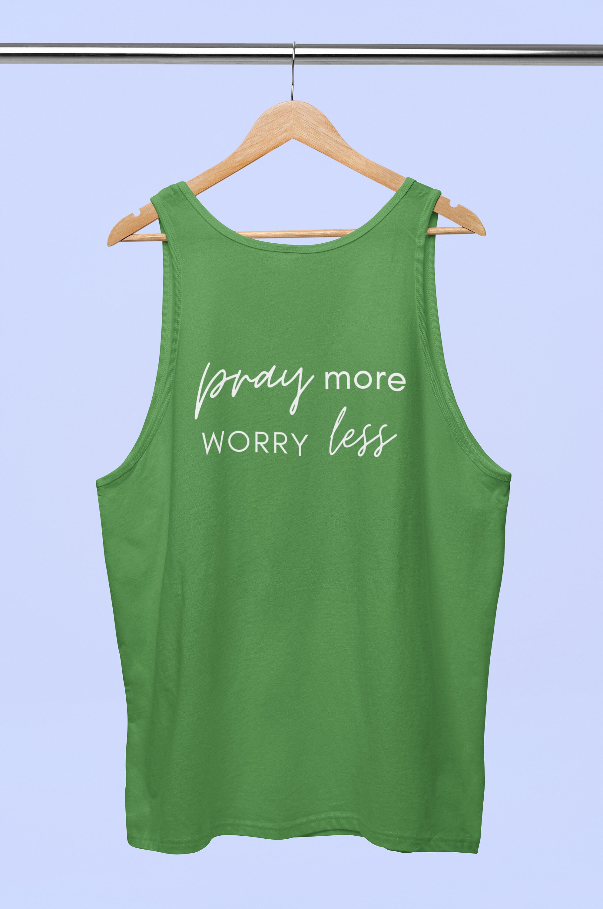 Pray More Worry Less Tank Top, Faith-inspired Sleeveless Shirt for ...
