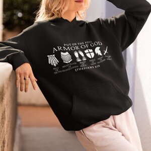Religious Armor of God Hoodie, Christian Hoodie, Religious Hoodie, Gift ...