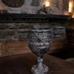 Roman Empire Goblet Set - Hand-painted Glassware With Bonus Eggshell ...