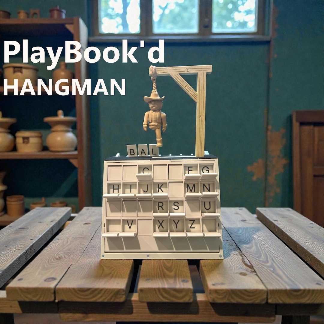 Hangman Book Shelf Style Board Game - Etsy