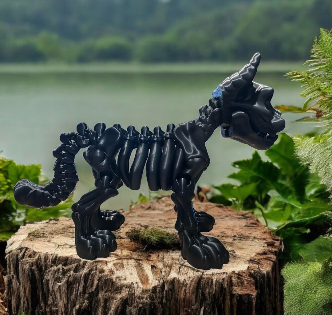 Big Articulated Skeleton Cat | Halloween | 14 Inches Long! - Etsy