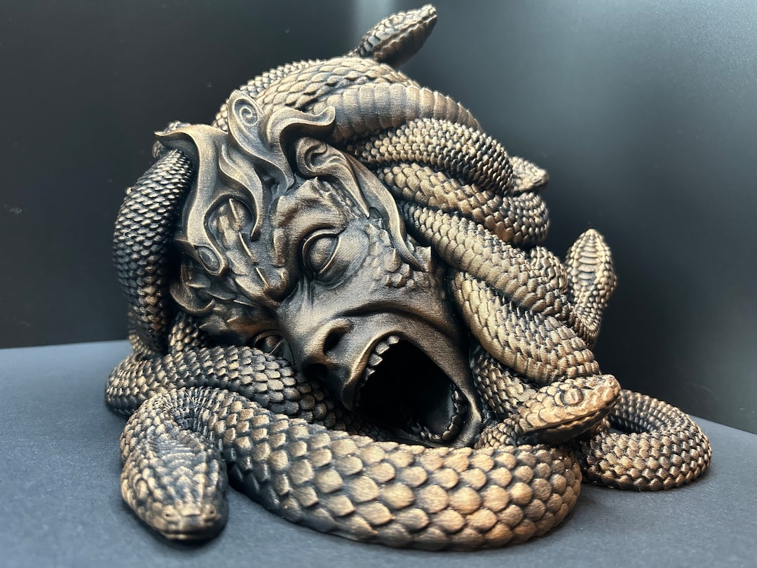 Medusa Dice Tower: 3D Printed Gorgon Demise Tower - Etsy