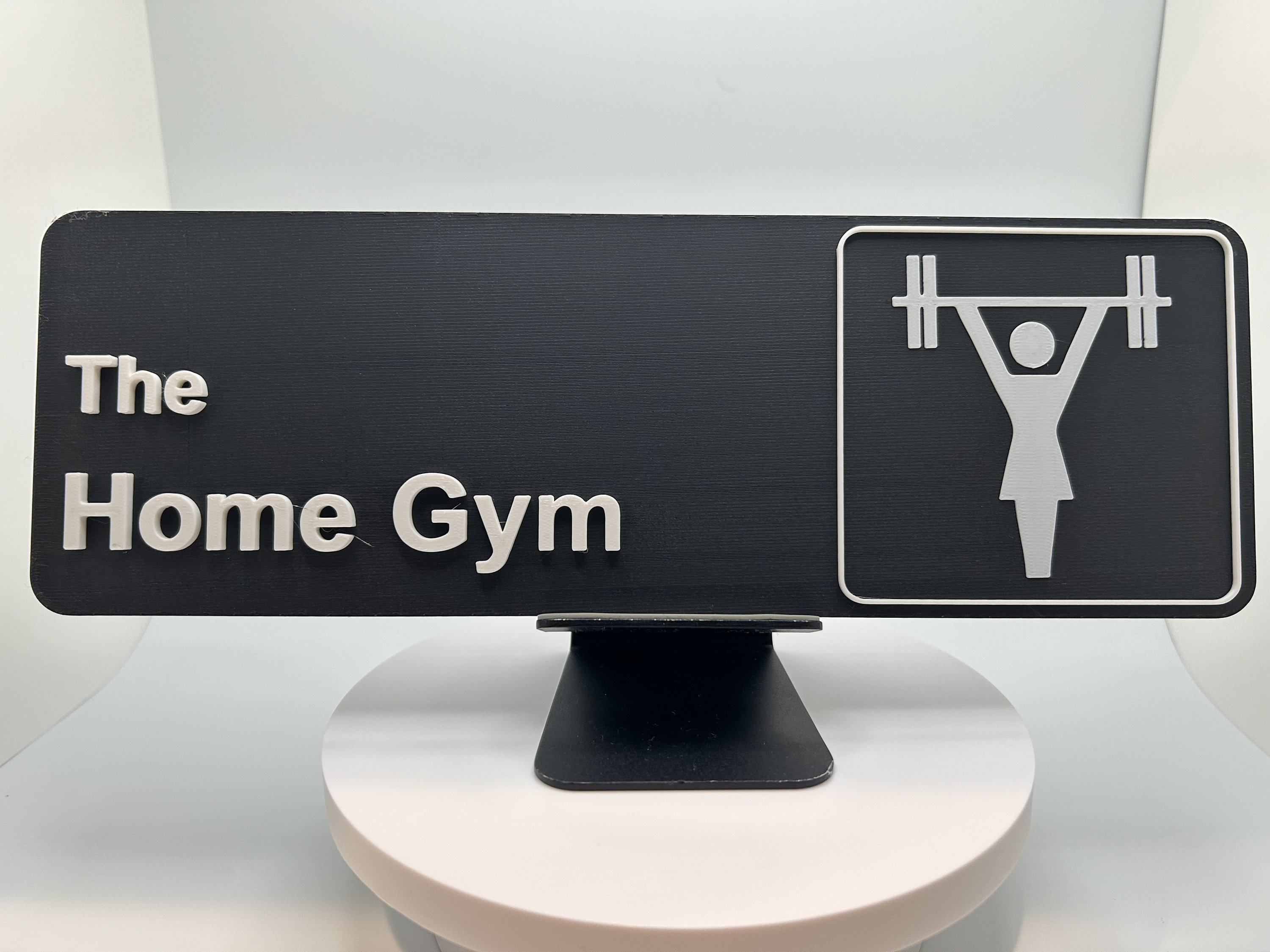 Personalized Home Gym Door Sign With Customizable Name Fitness Decor ...