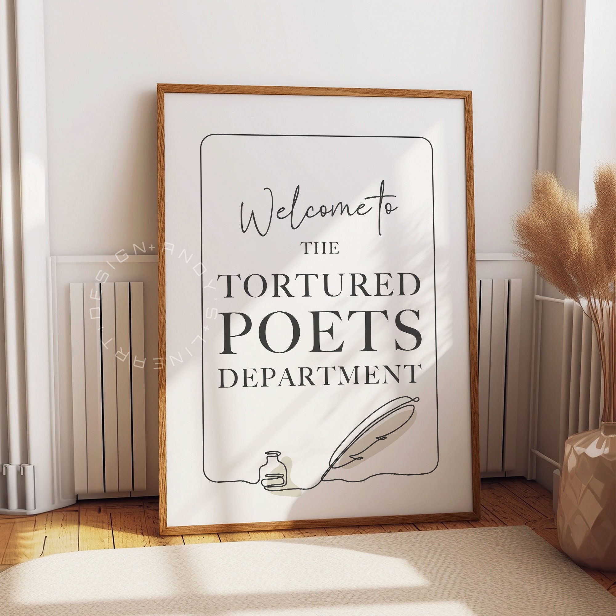 The Tortured Poets Department Printable Poster, taylor version Lyric ...