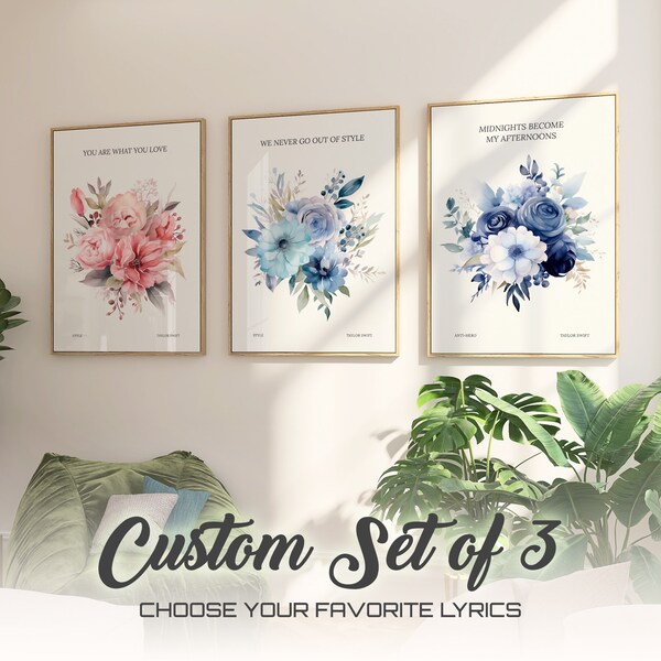 Lyric Poster - Etsy UK