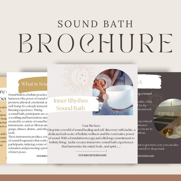 Sound Healing Flyer - Etsy