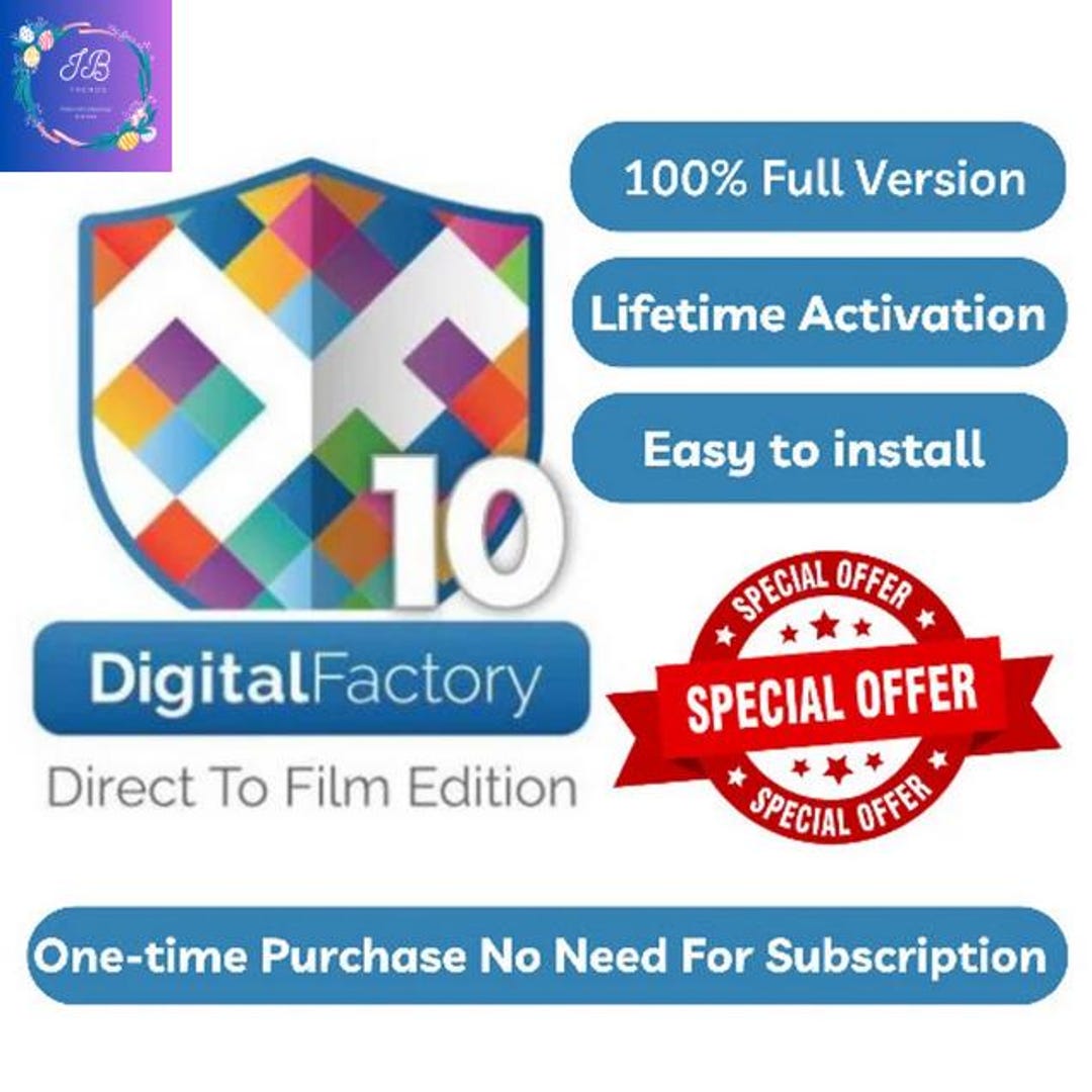 Cadlink Digital Factory V10 Dtf Edition RIP Digital Design Print - Etsy
