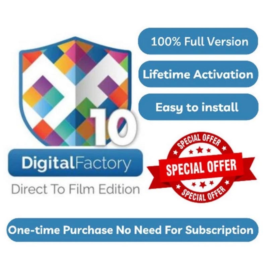 Cadlink Digital Factory V10 DTF Edition DTF Digital Design Print - Etsy