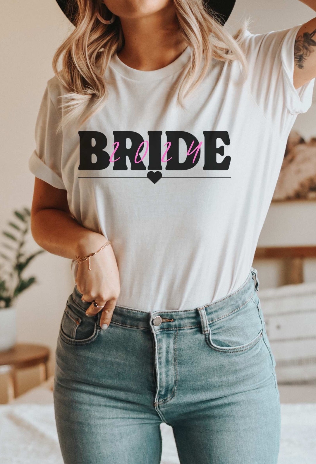 Bride 2024 Tshirt,bridal Shirts,bride to Be Tees,bachelorette Party ...