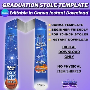 Basketball Sash Sublimation Template - Etsy