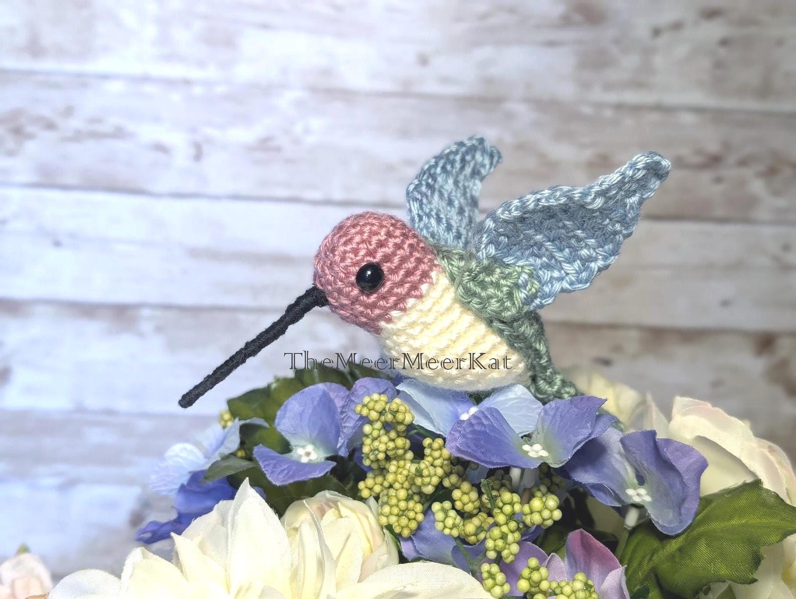 Crochet Hummingbird Amigurumi Beginner Friendly Pattern PDF in English ...