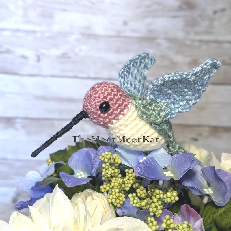 Crochet Hummingbird - Etsy