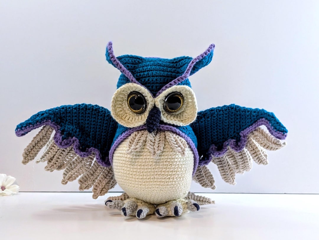Crochet Realistic Owl Pattern Orion the Owl Amigurumi PDF Only - Etsy