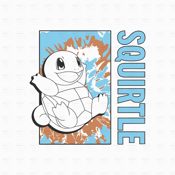 Squirtle Svg - Etsy