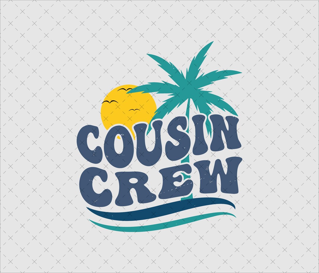 Cousin Crew Retro SVG, Family Trip Design (digital Download) - Etsy