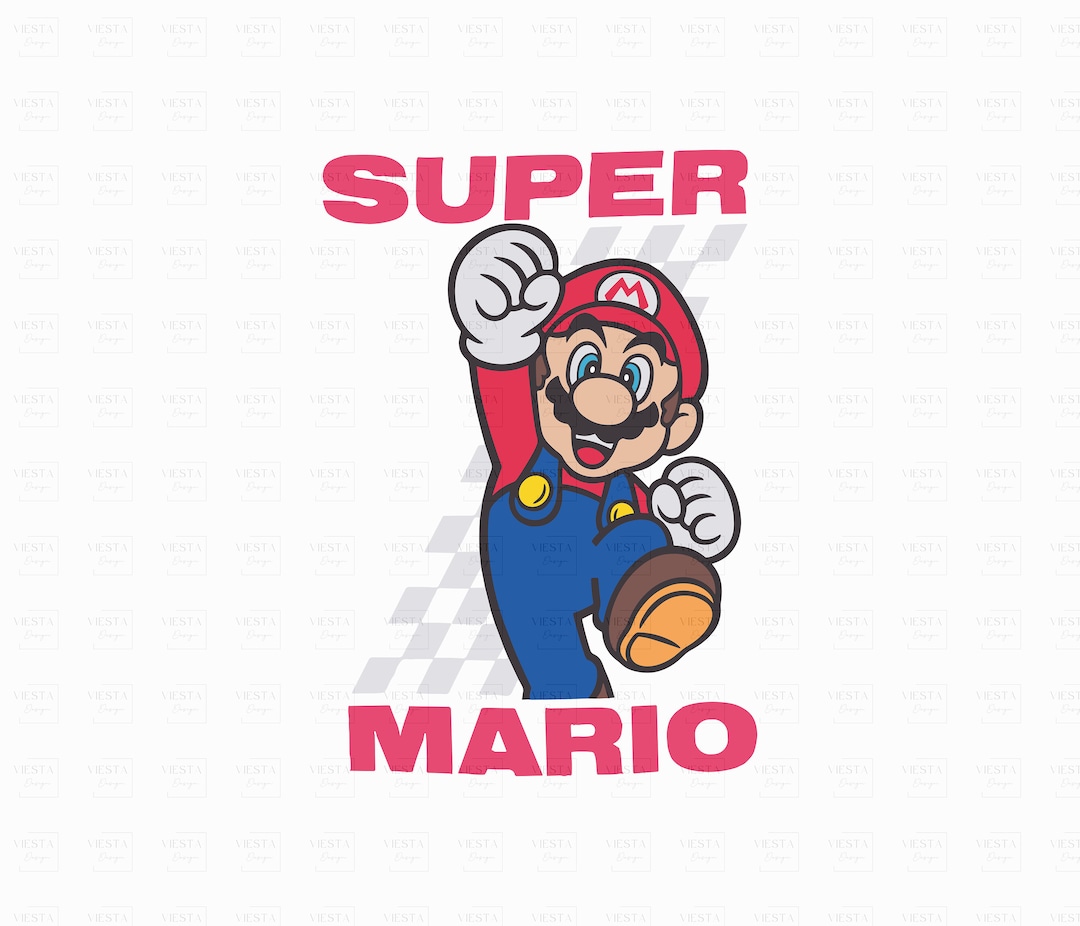Super Mario PNG SVG Fan Art, Super Mario Gaming Clipart, Mario Kart ...
